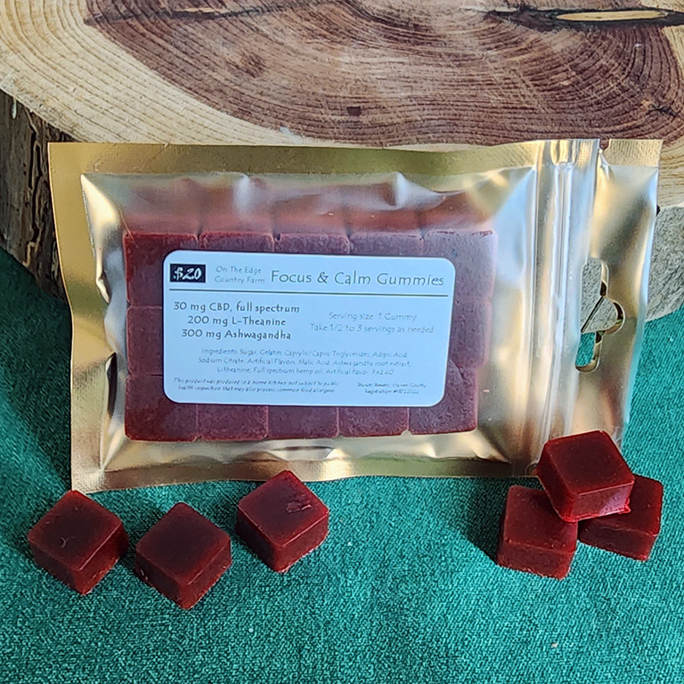 Focus & Calm CBD Gummies » On The Edge Country Farm