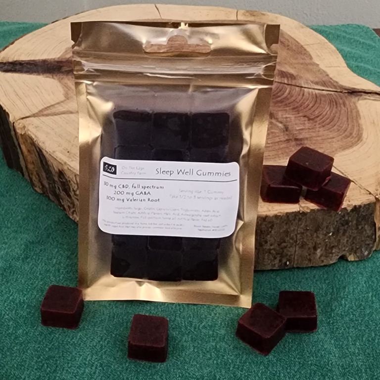 Sleep Well Nighttime CBD Gummies » On The Edge Country Farm